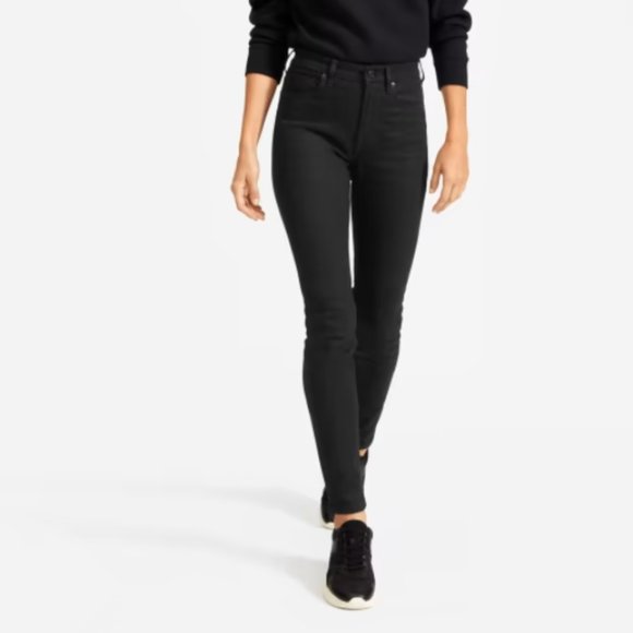Everlane | Jeans | New Everlane High Rise Black Skinny Jeans 3 33 ...
